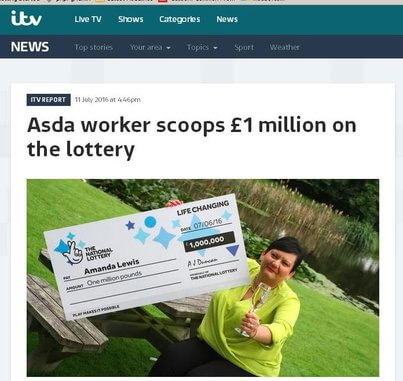 ASDA Worker Wins In The Millionaire Raffle Draw